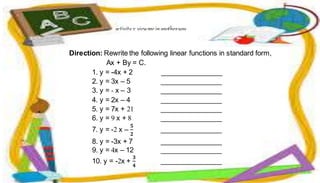 Sim (Linear Function) | PPT