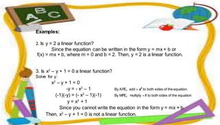 Sim (Linear Function) | PPT