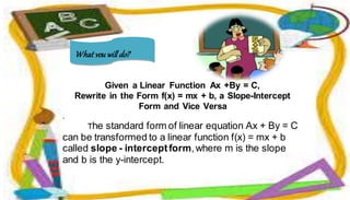 Sim (Linear Function) | PPT