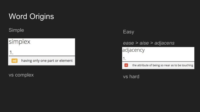 Simple vs Easy | PPT