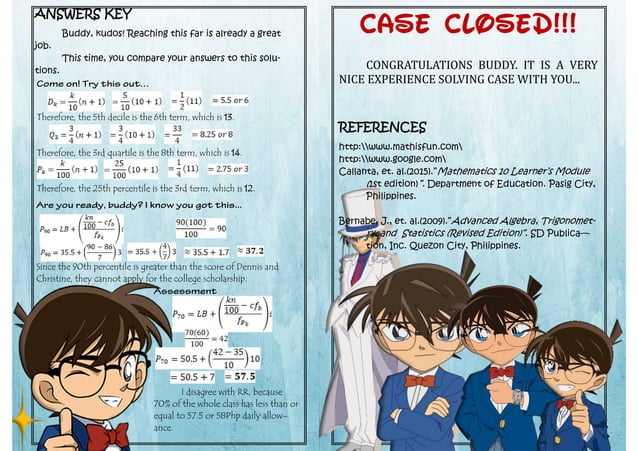 SIM Mathematics 10 Measures of Position | PDF | Smoking Cessation ...