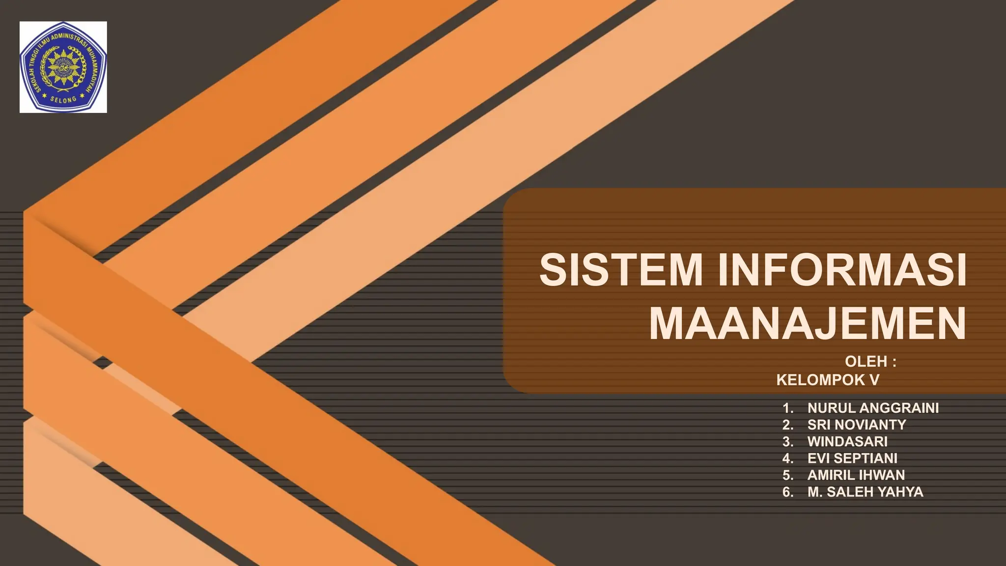 SISTEM INFORMASI MANAJEMEN DALAM MANAJEMEN | PPTX