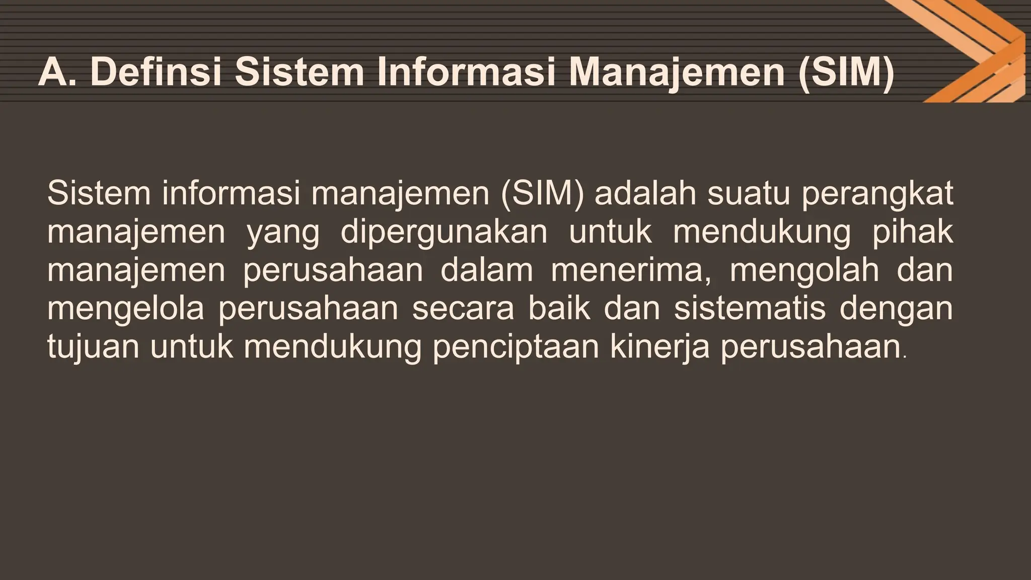 SISTEM INFORMASI MANAJEMEN DALAM MANAJEMEN | PPTX