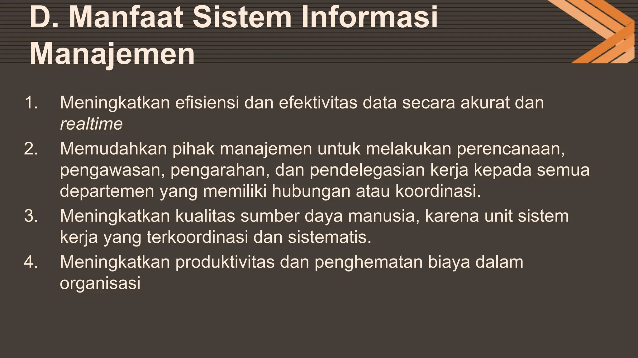SISTEM INFORMASI MANAJEMEN DALAM MANAJEMEN | PPTX
