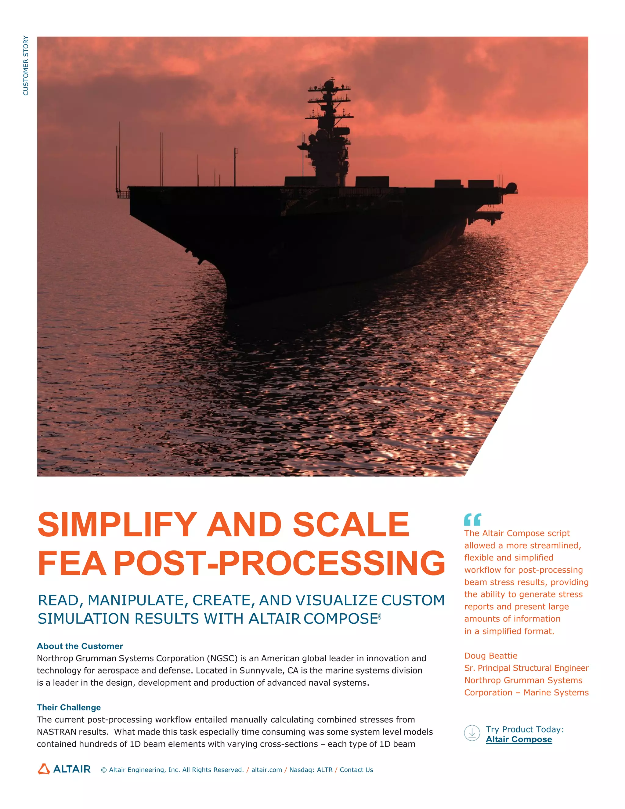 Simplify and Scale FEA Post-Processing | PDF