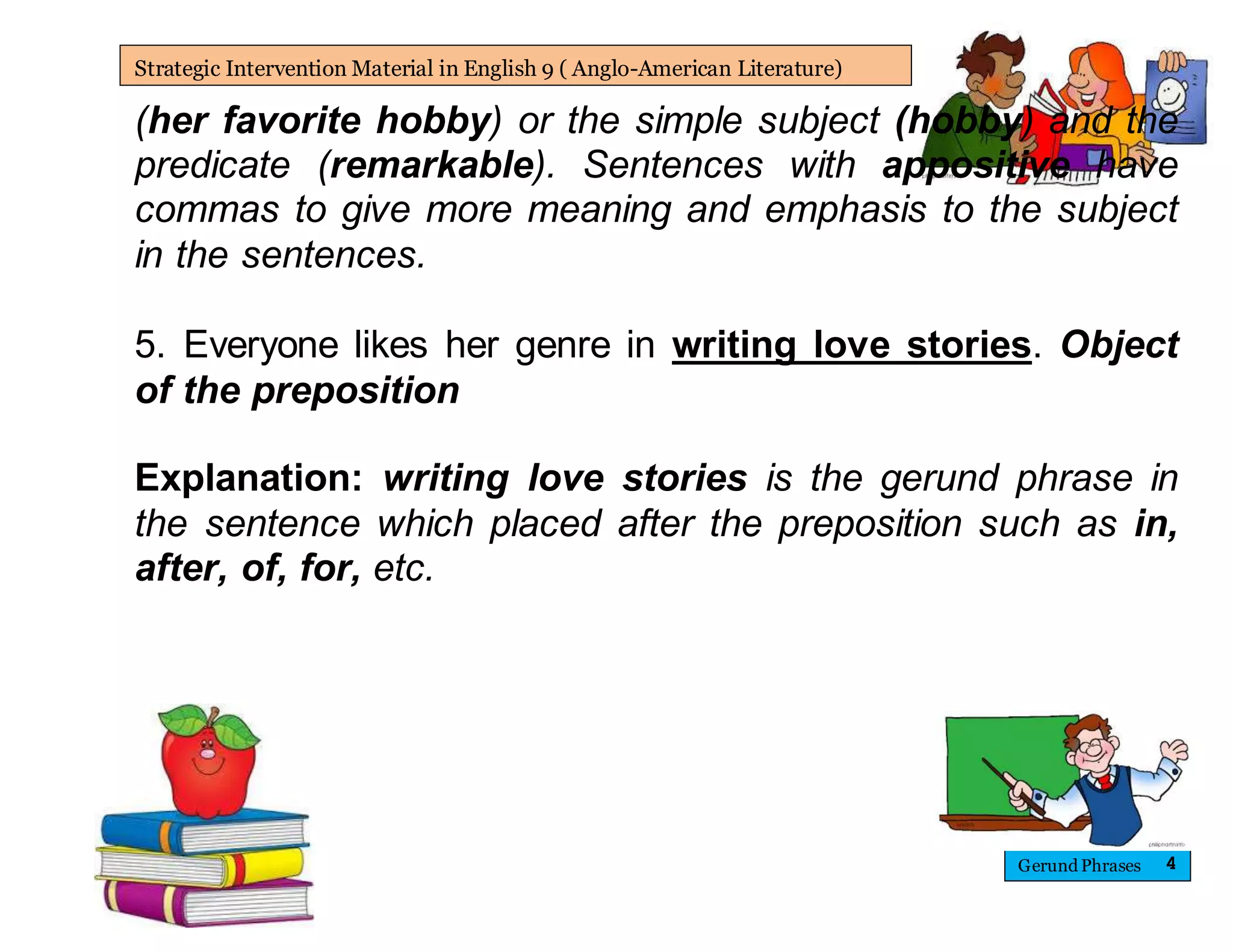 SAMPLE OF SIM in gerund phrases | DOCX