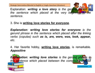 SAMPLE OF SIM in gerund phrases | DOCX