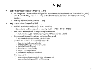 sim-usim-csim-and-isim document and note | PPT