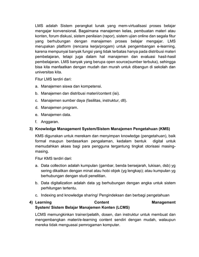 Sim 14, thayyibah, hapzi ali, pengenalan elearning, universitas mercu buana, 2017 | PDF