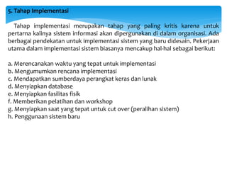 Pengembangan Sistem Informasi Manajemen | PPTX