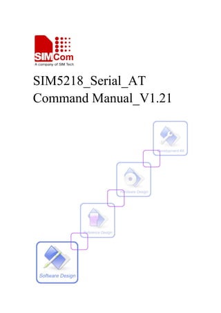 Sim5218 at command_manual | PDF