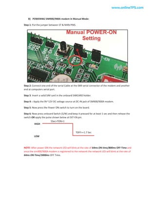 SIM900A gsm modem manual www.onlineTPS.com | Computer Peripherals ...