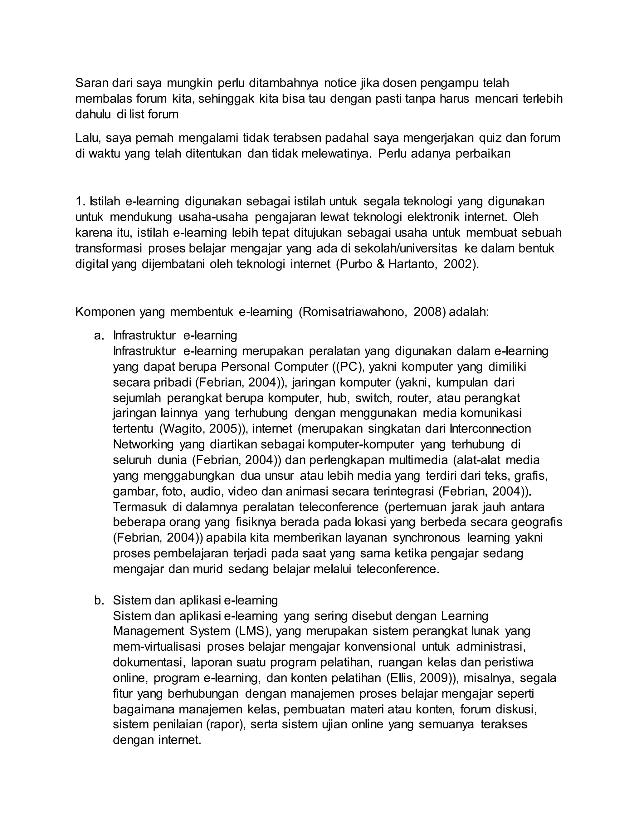 Sim, adistya desmyana, hapzi ali, pengenalan e learning, universitas mercubuana, 2017 | PDF