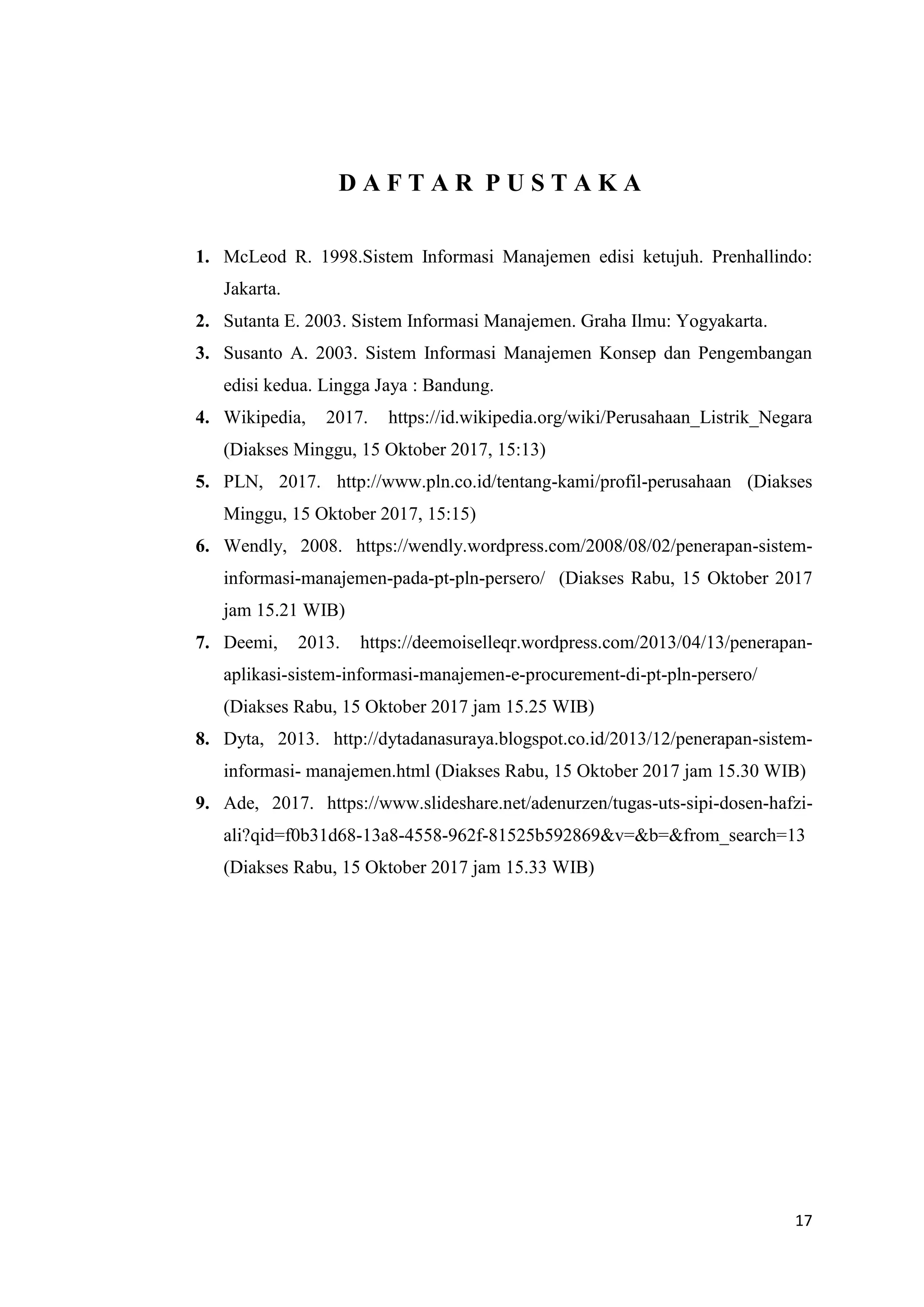 SIM, Agnes Yulita Putri Aji, Hapzi Ali, Implementasi Sistem Informasi ...