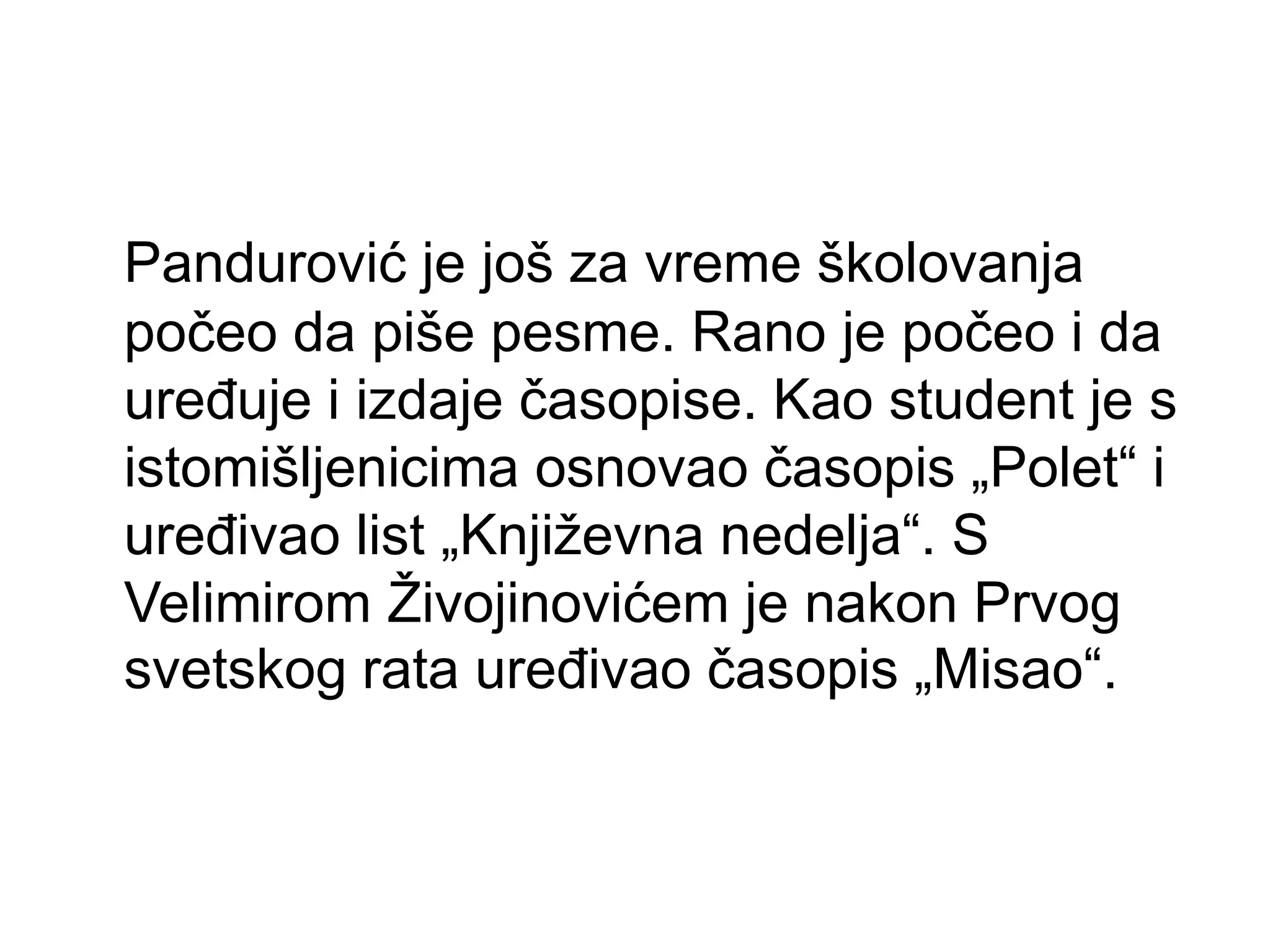 SIMA PANDUROVIĆ,.pptx