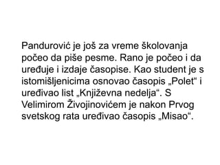 SIMA PANDUROVIĆ,.pptx