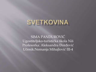 Sima Pandurović | PPTX