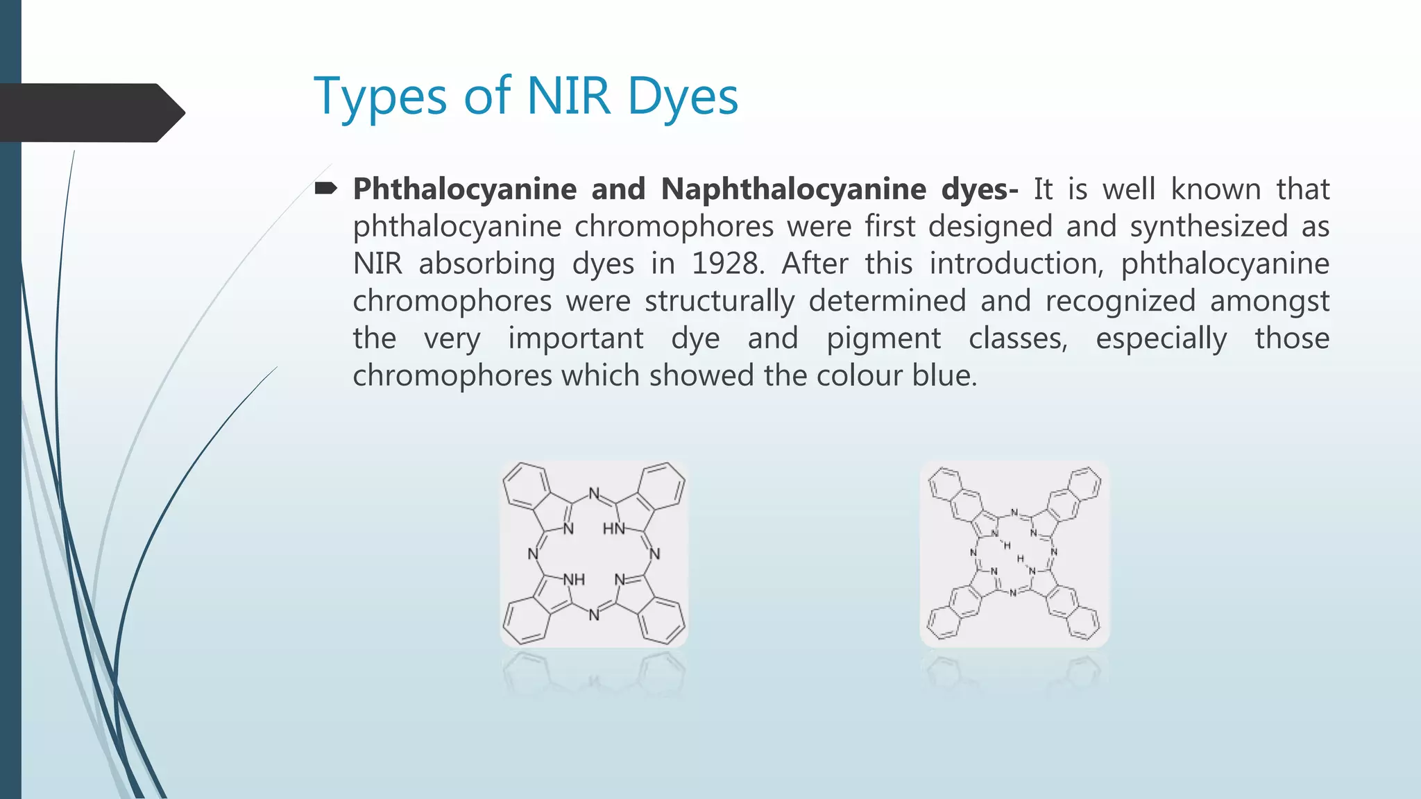 NIR (Near Infrared) Dyes | PPTX