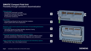 SIMATIC Compact Field Unit (CFU) Siemens | PPTX