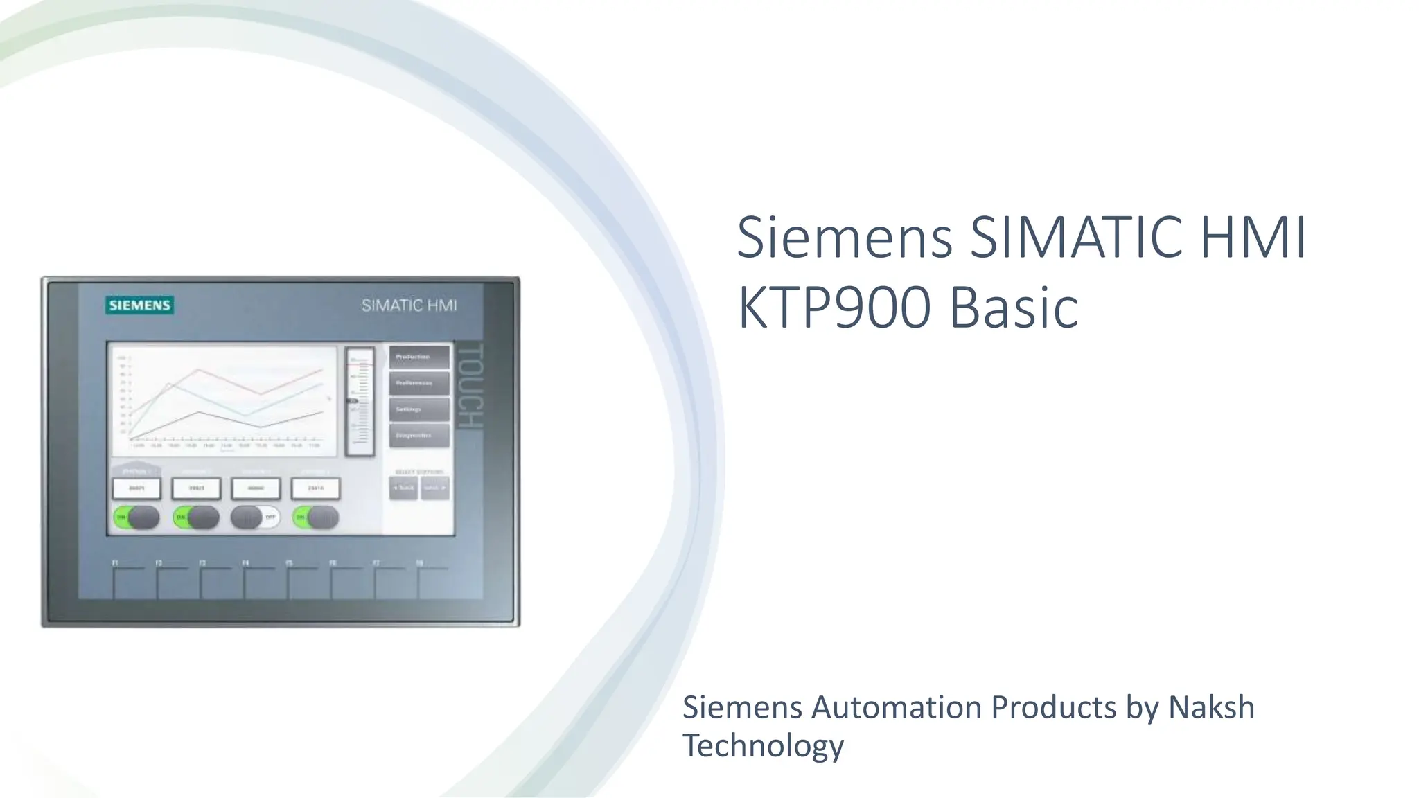 SIMATIC HMI KTP900 Basic: Co-effective operation and monitoring in the ...