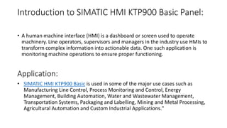 SIMATIC HMI KTP900 Basic: Co-effective operation and monitoring in the 2nd Generation | PPT
