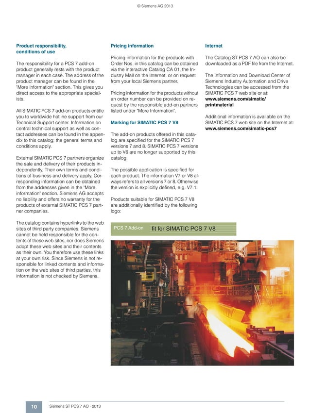 Simaticpcs7 stpcs7 ao_complete_english_2013_web | PDF | Business ...