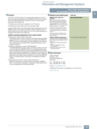 Simaticpcs7 stpcs7 ao_complete_english_2013_web | PDF