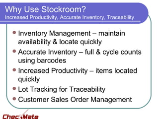 Simba stockroom 9 11 | PPT