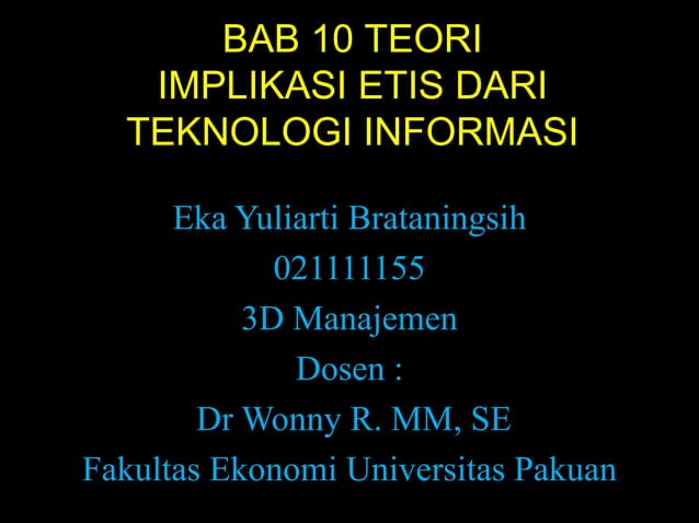 SIM TEORI BAB 10 | PPT