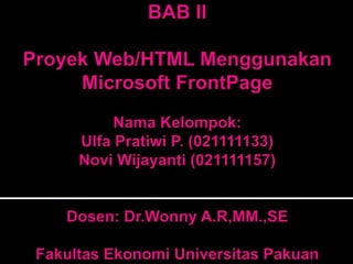 Sim bab 2 praktek | PPT