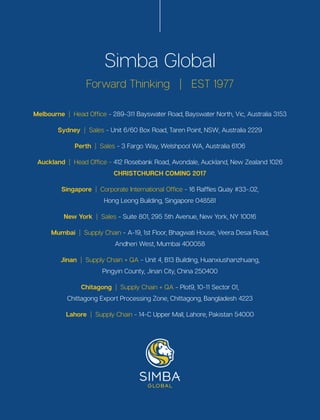 Simba Global Vision Book | PDF