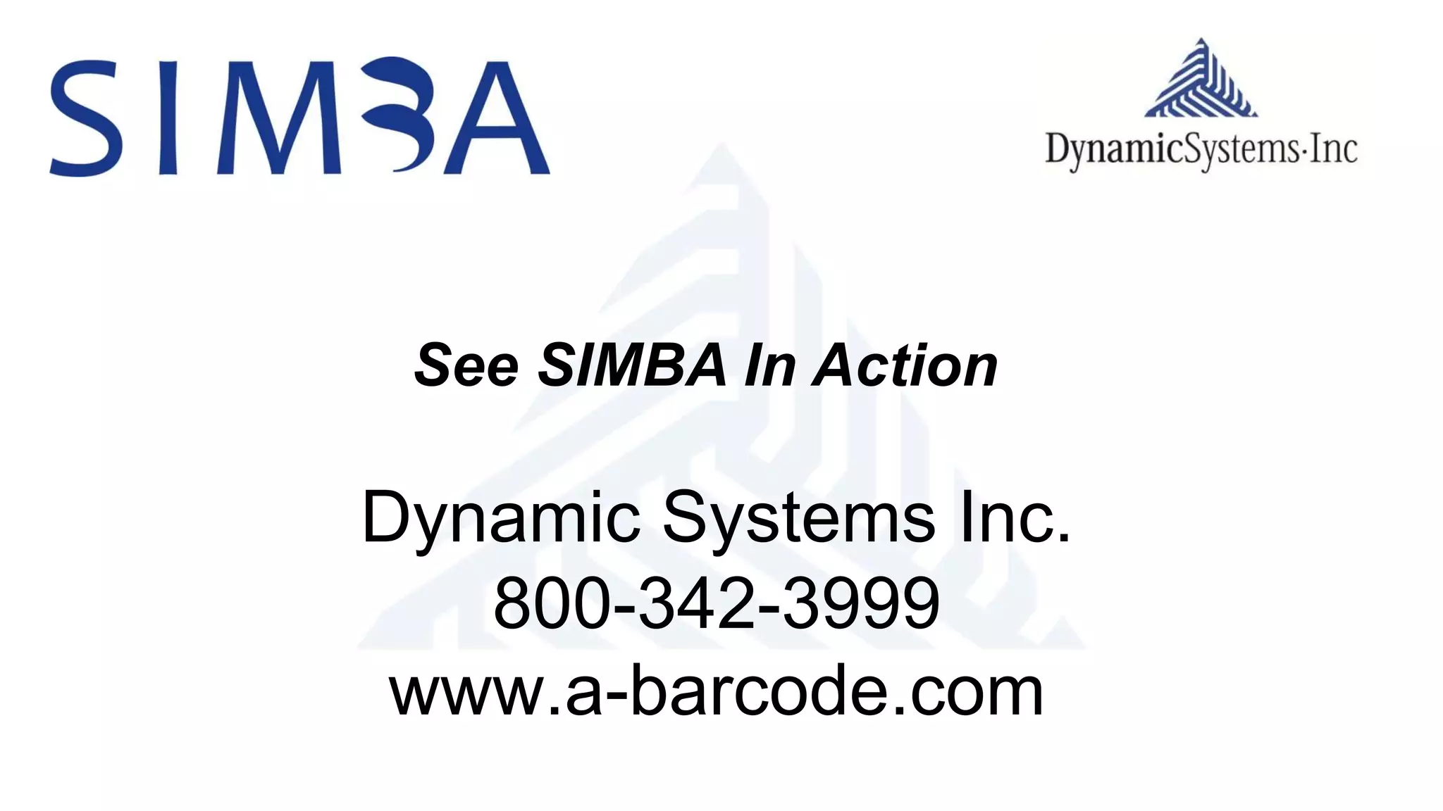 Simba overview | PPT