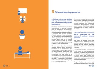 Implementation guide for Simulation based learning. | PDF
