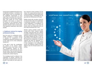 Implementation guide for Simulation based learning. | PDF