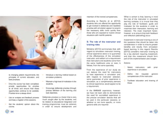 Implementation guide for Simulation based learning. | PDF