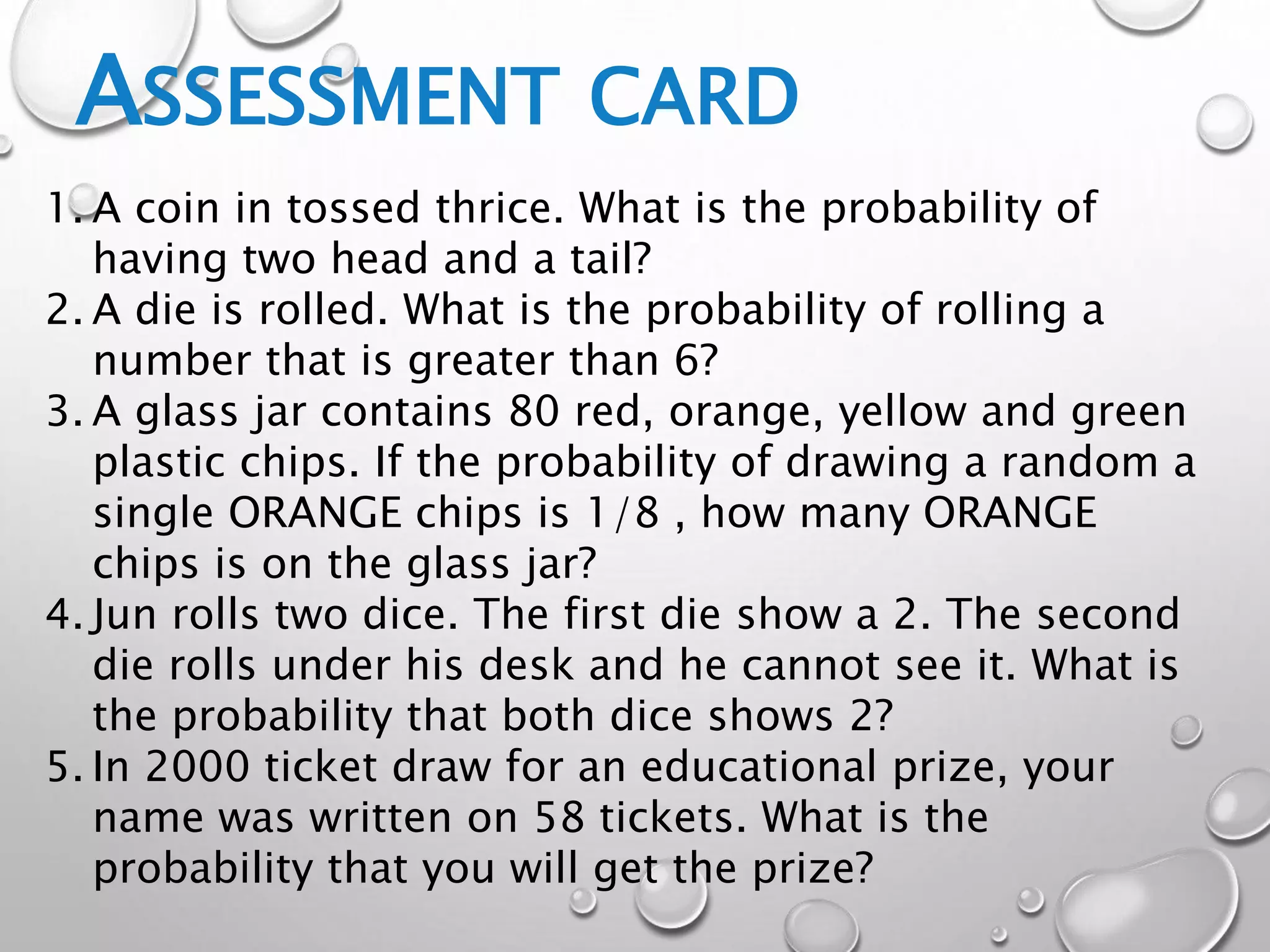 SIM Basic Probability | PPTX