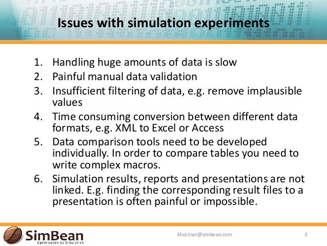 SimBean-SEMIC (Simulation Experiment Management, Integration and Conf…