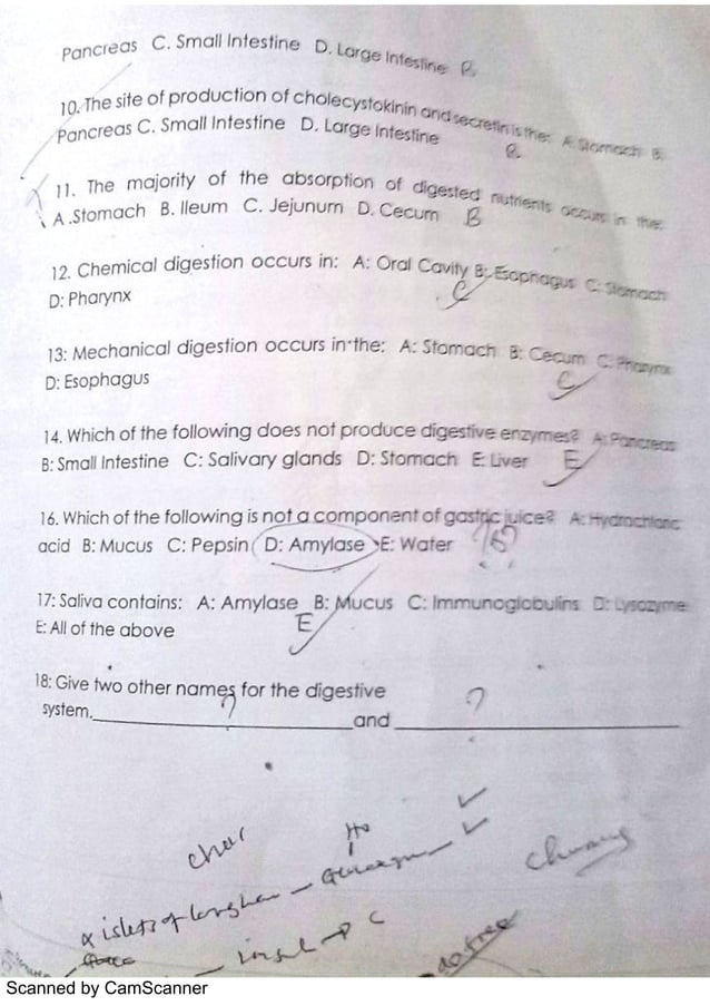 Introduction to human nutrition past papers -(Hn 201) | PDF