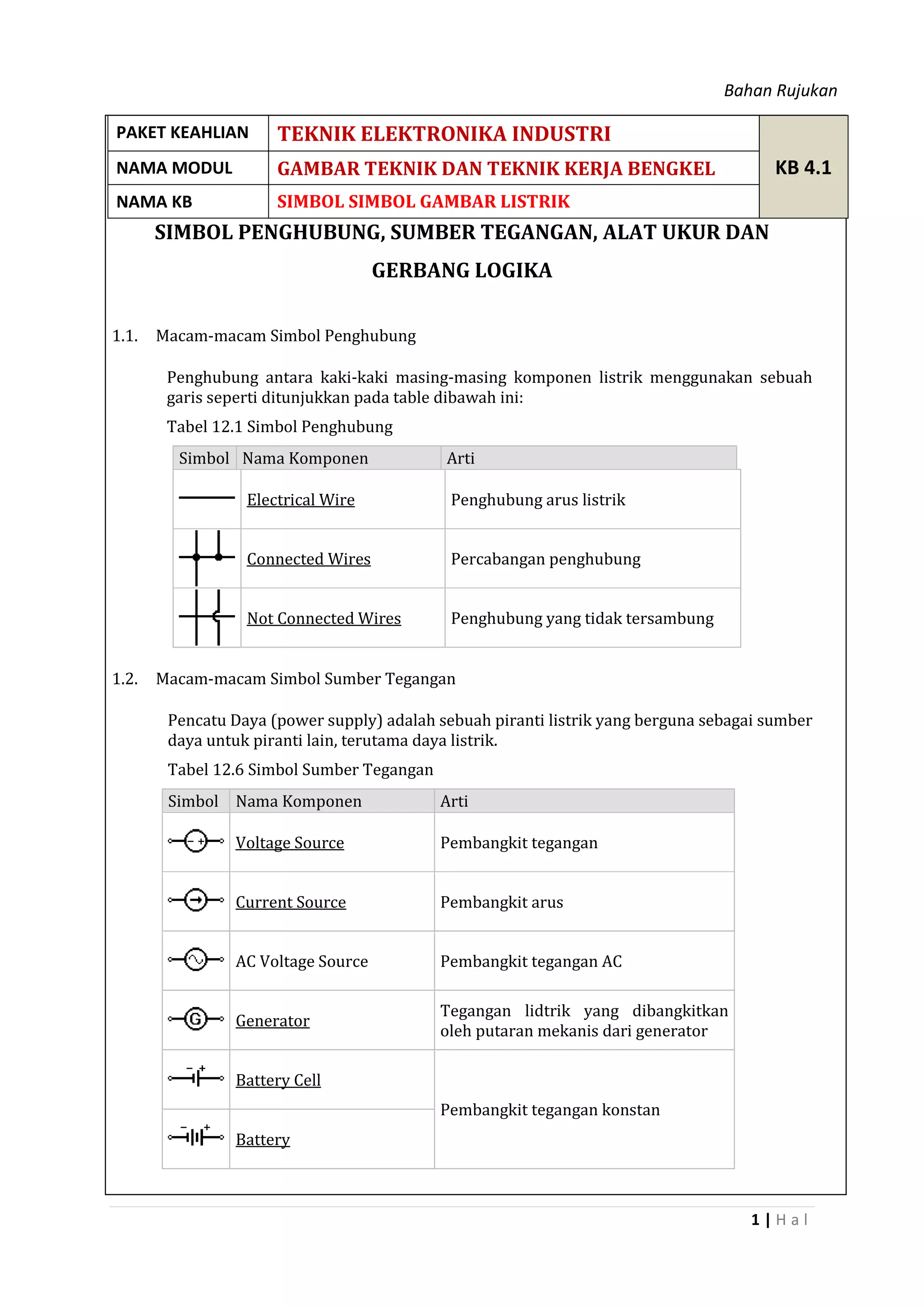 Simbol gerbang logika | PDF