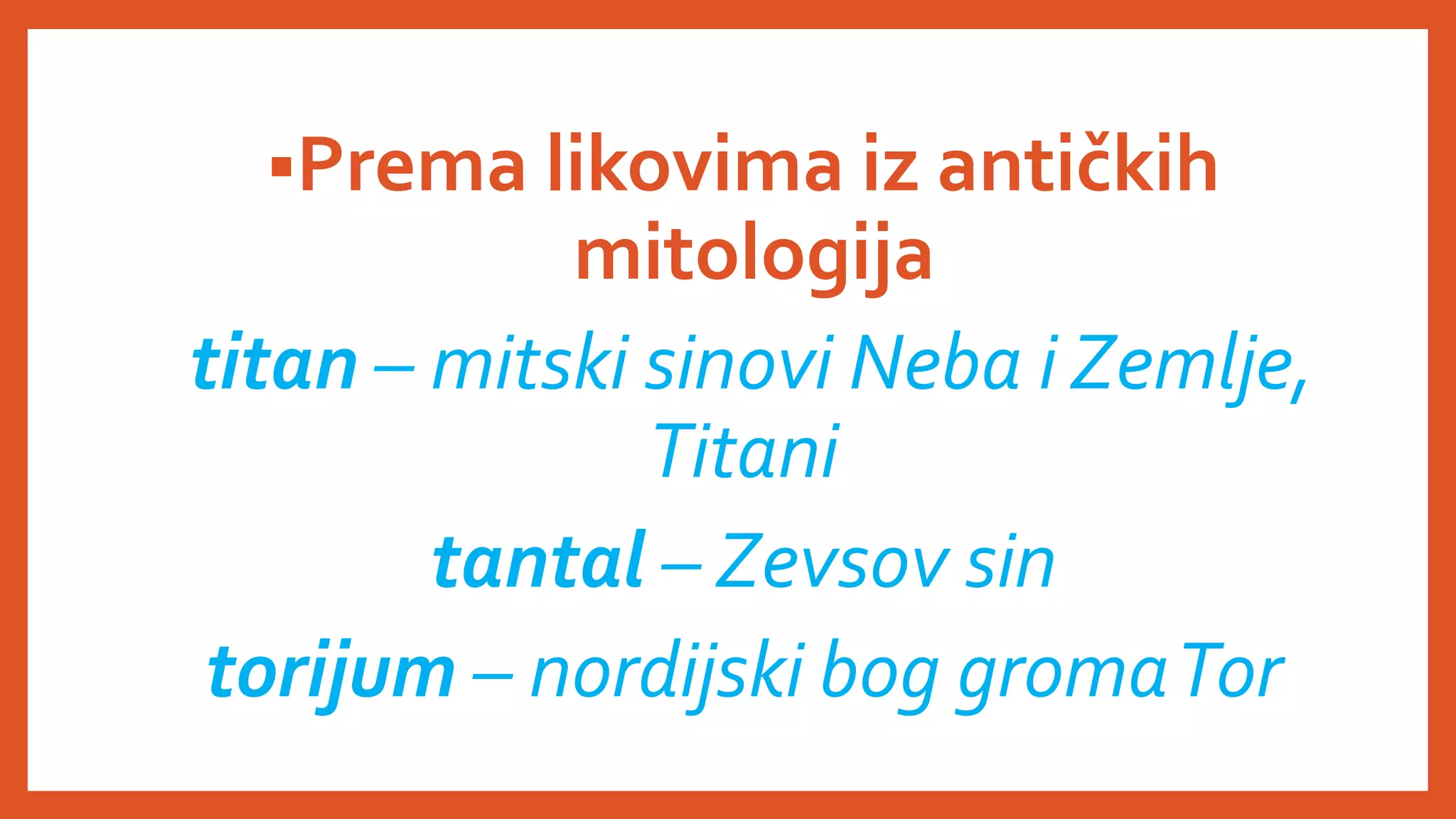 Simboli hemijskih elemenata | PPTX