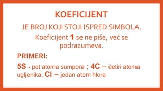 Simboli hemijskih elemenata | PPTX