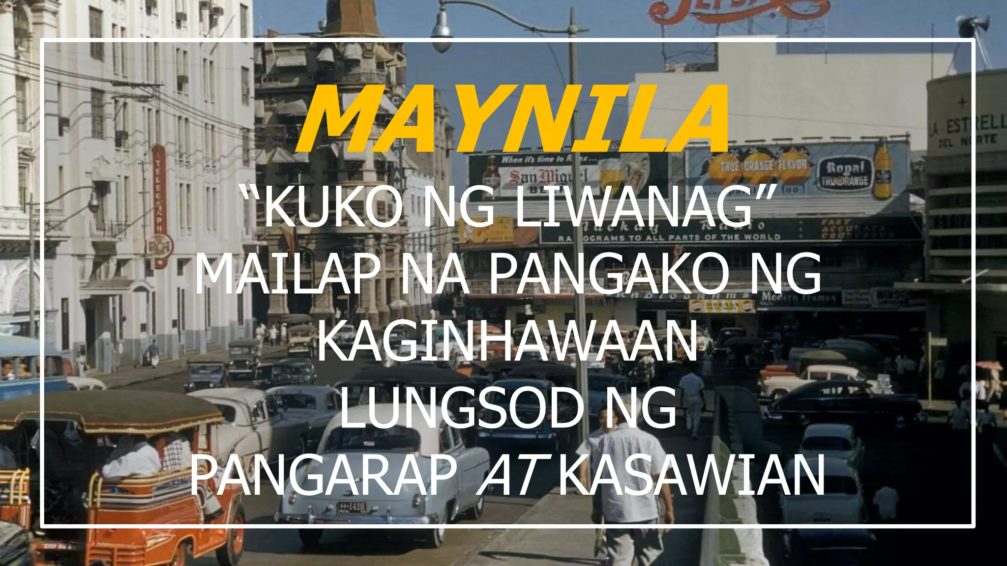SA MGA KUKO NG LIWANAG // SIMBOLISMO | PPTX