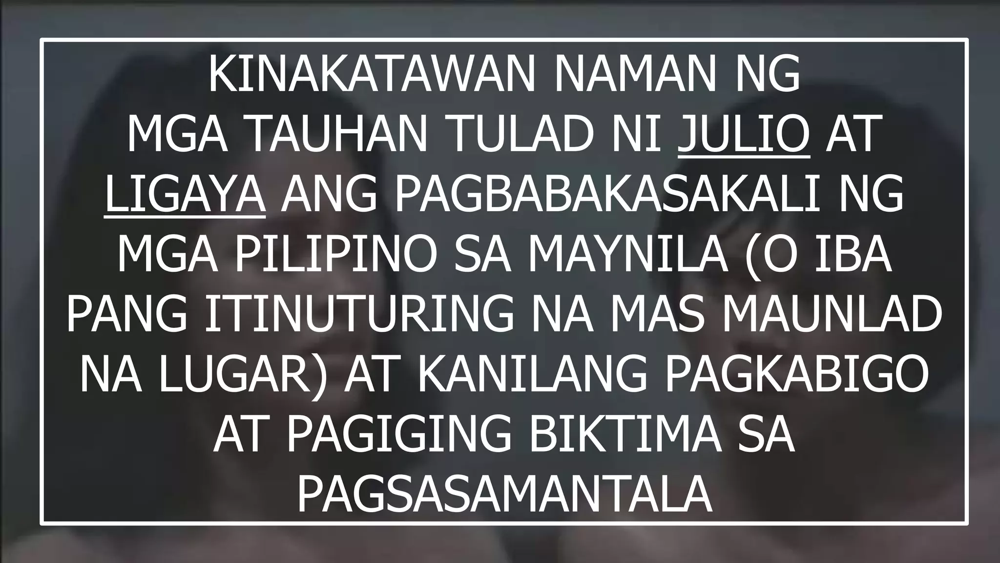SA MGA KUKO NG LIWANAG // SIMBOLISMO | PPTX