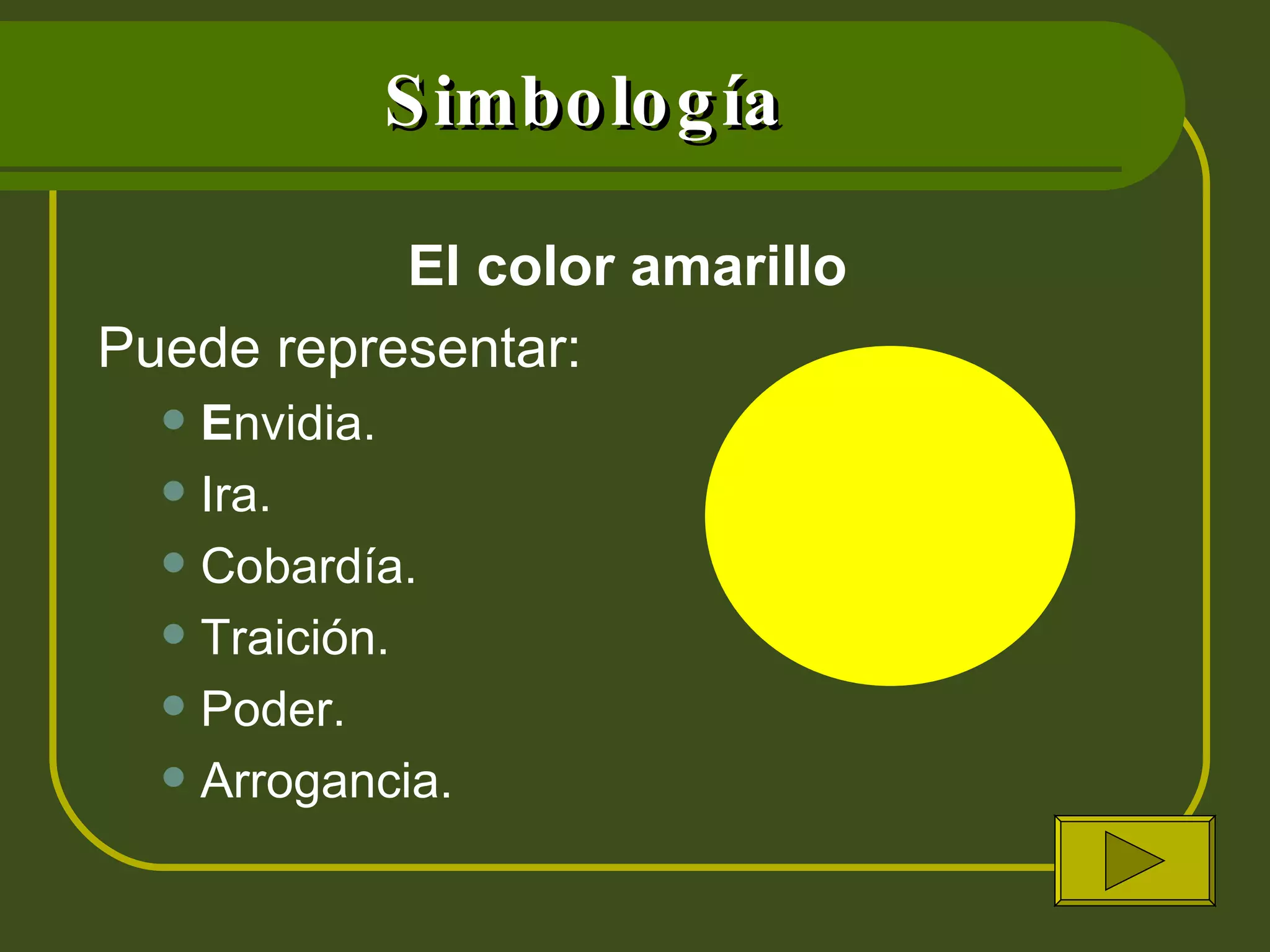 Simbología del color | PPS
