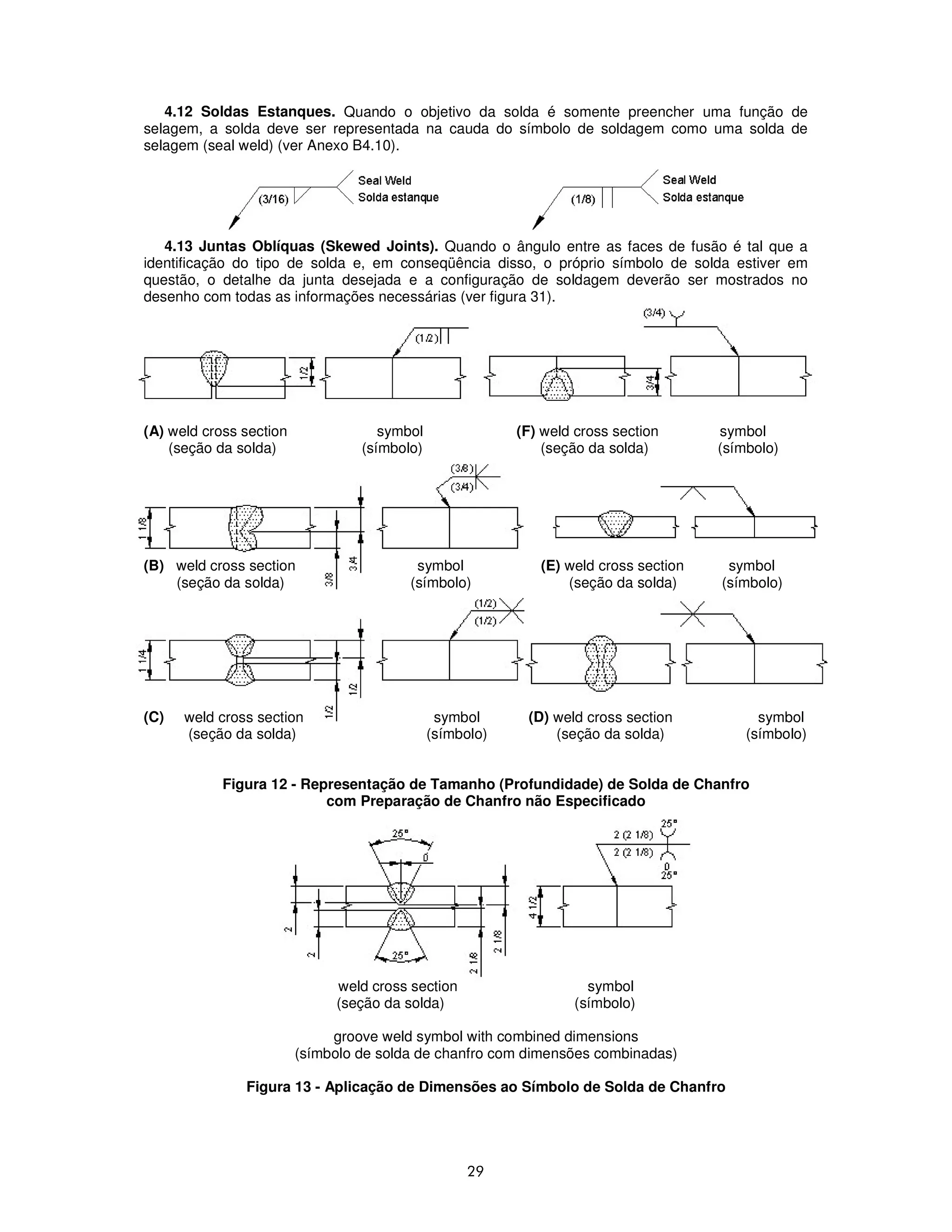 Simbologia de soldagem (aws) | PDF
