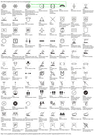 View All The ISO 7000 IEC 60417 Graphical Symbols For Use, 41% OFF
