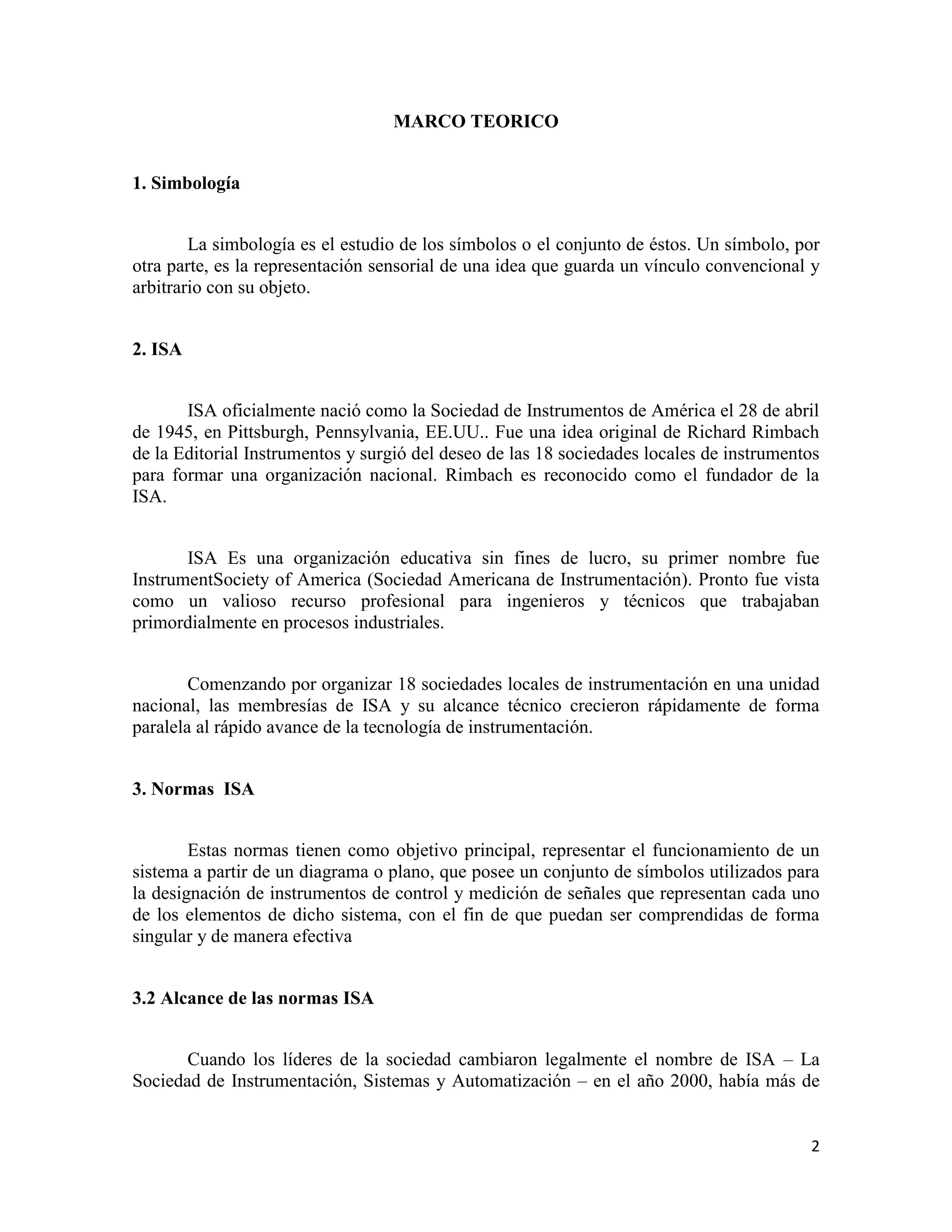 Simbologia isa. | DOCX