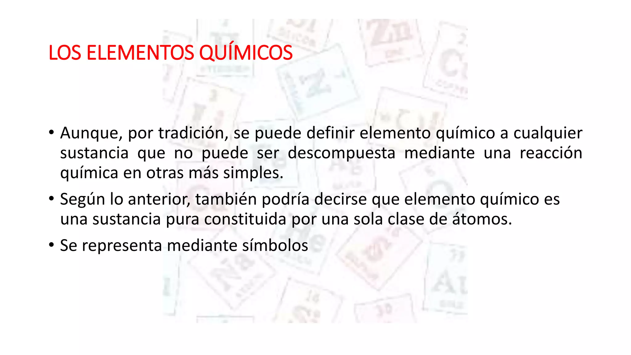 Símbolos y elementos químicos | PPT