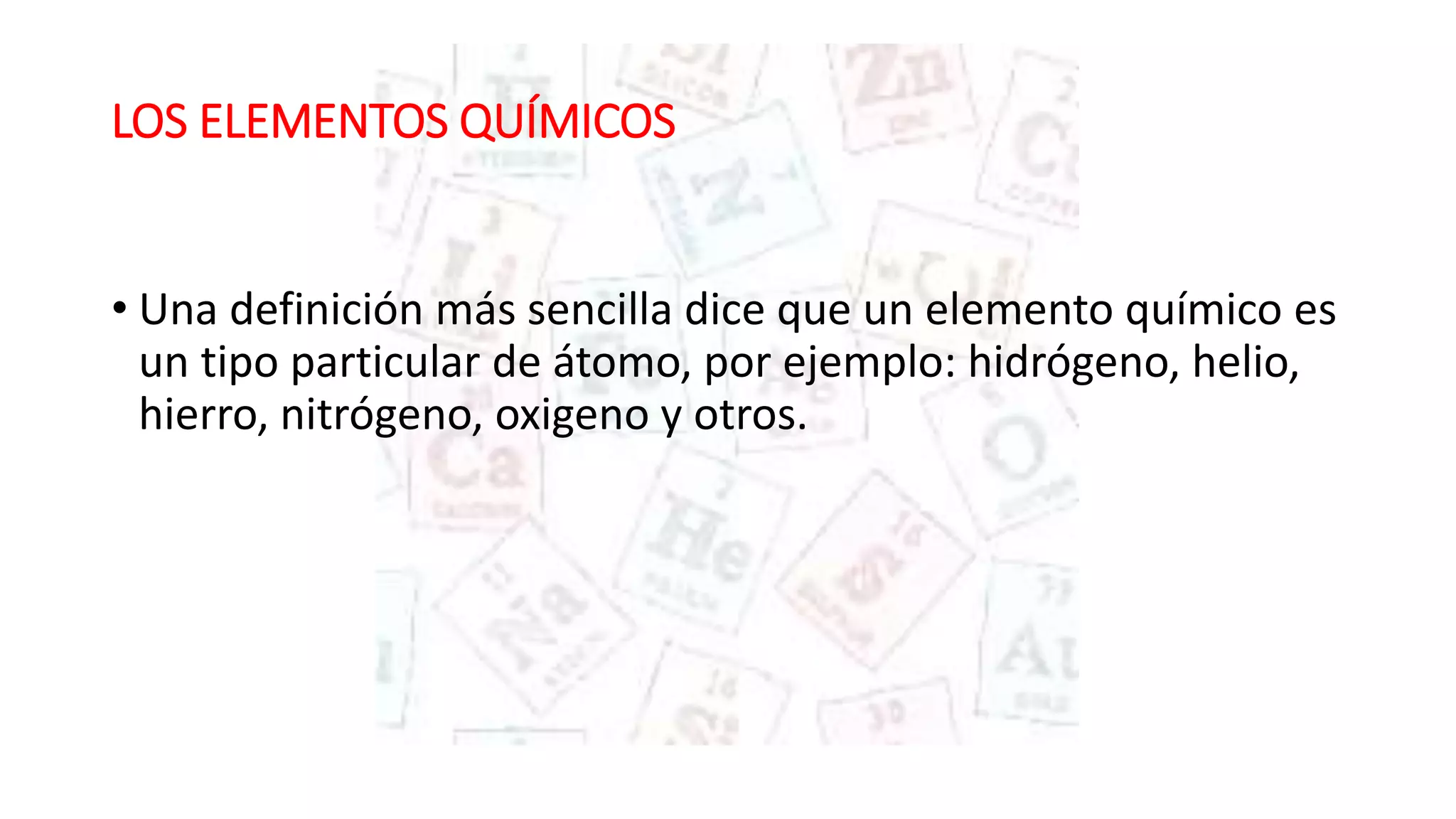 Símbolos y elementos químicos | PPT