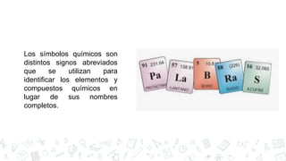 Símbolos y elementos químicos | PPTX